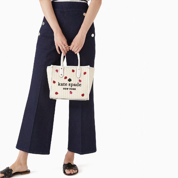 kate spade | Bags | Kate Spade Ella Dottie The Ladybug Embroidered ...